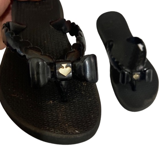 kate spade | Shoes | Kate Spade Slips In Flip Flop Black Slide Clog ...